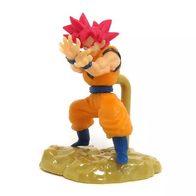Candy Toy Trading Figure 9. Son Goku Super Saiyan God Chocolate Ball | eBay