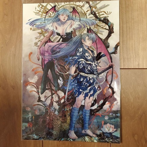 Tezukapu Art Cards Hyakkimaru And Morrigan Capcom Tezuka Osamu | eBay