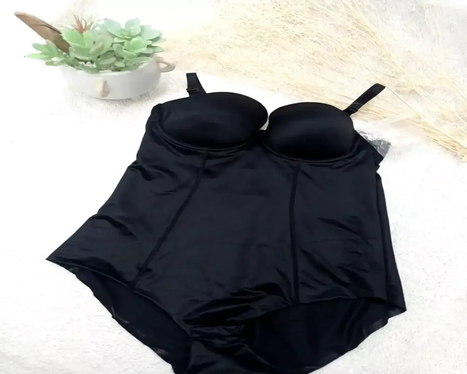 Women Seamless Full Body Shaper - Firm Control Slimming Bodysuit Black ...