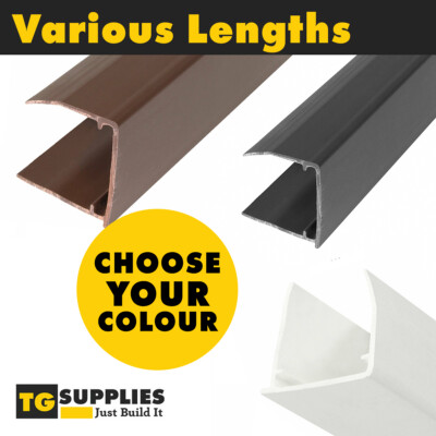 PVC End Closure End Section for 10mm, 16mm and 25mm Polycarbonate ...