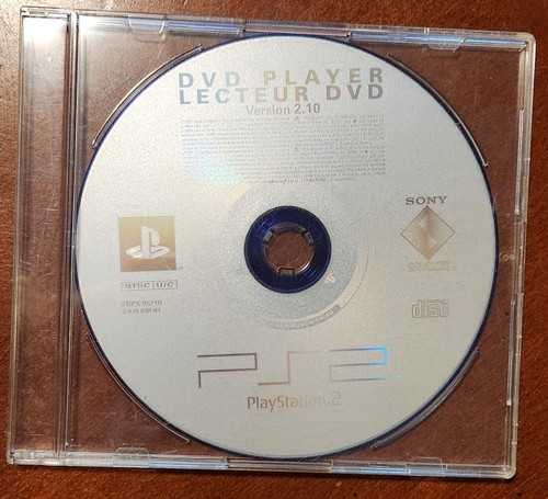 DVD Player Lecteur Version 2.10 Install Sony Playstation 2 PS2 System ...