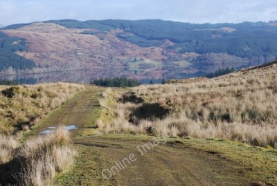 Photo 6x4 View towards Loch Awe Ford/NM8603 Looking down the farm road ...