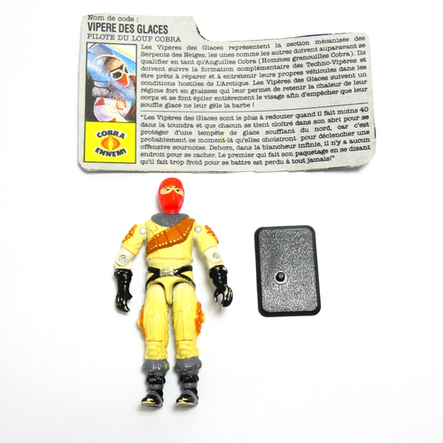 GI JOE VIPERE DES GLACES PILOT V1 FIGURINE 1986 NINJA COBRA VINTAGE ...