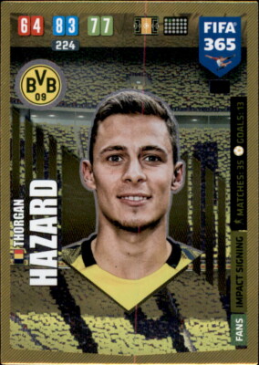 Panini Fifa 365 2020 Karten Cards 192 - Thorgan Hazard - Impact Signing ...