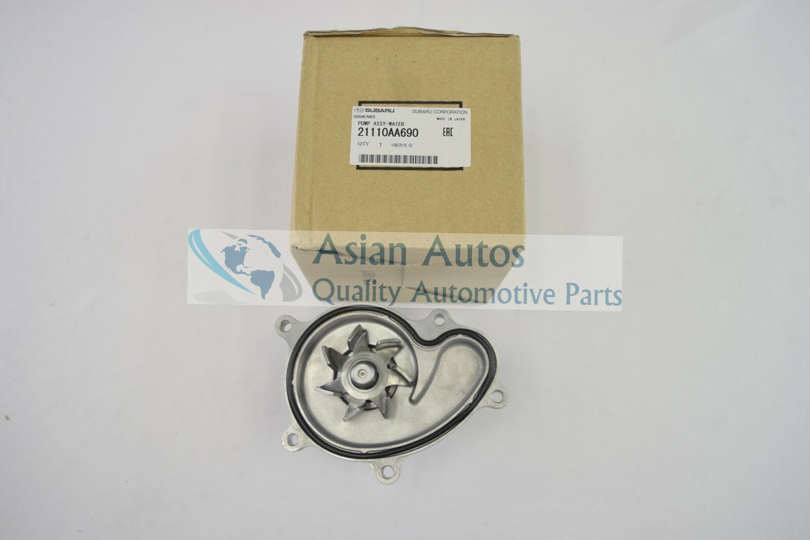 Genuine Subaru BRZ Forester Impreza Water Pump 21110AA690 OEM | eBay