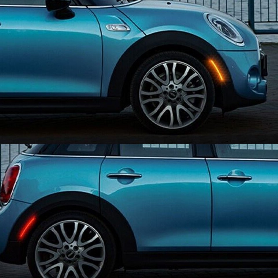 Front Rear LED Side Marker Fender Lights For Mini Cooper R55 R56 R57 ...