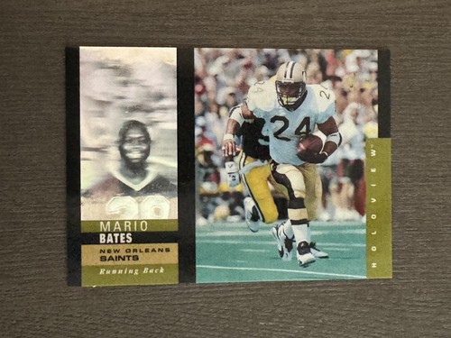 1995 SP Holoview Insert #23 MARIO BATES New Orleans Saints Football ...