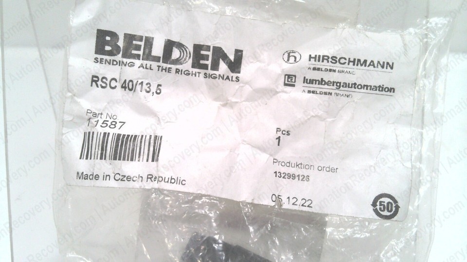 BELDEN RSC 40/13,5 FIELD ATTACHABLE CONNECTOR, NEW #334797 | eBay