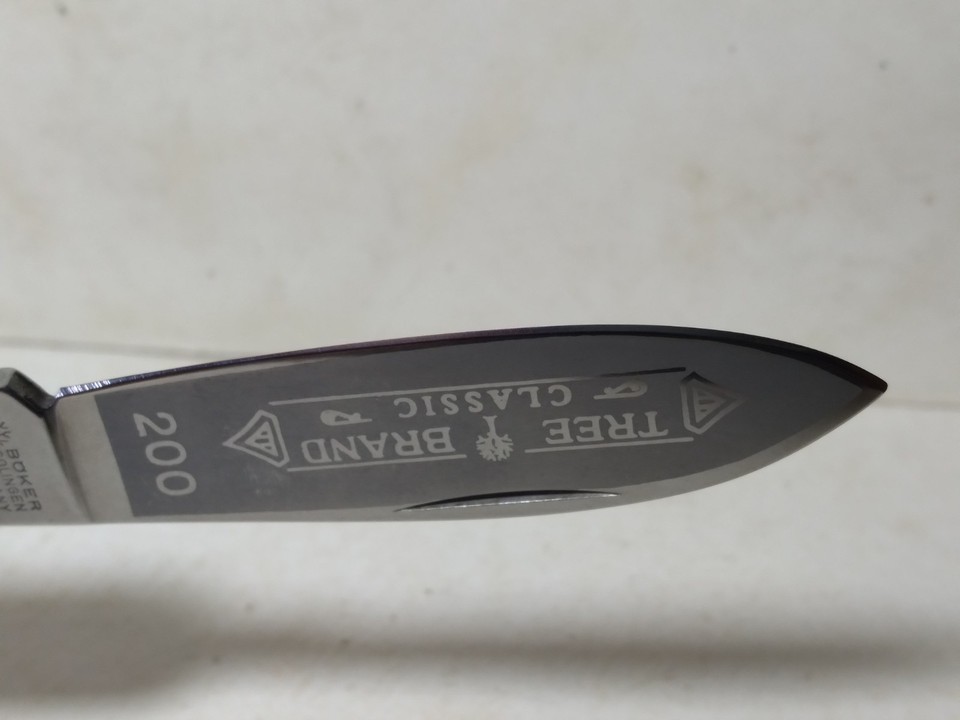 VINTAGE BOKER TREE BRAND CLASSIC GERMANY 200 2 Blade CANOE KNIFE | eBay