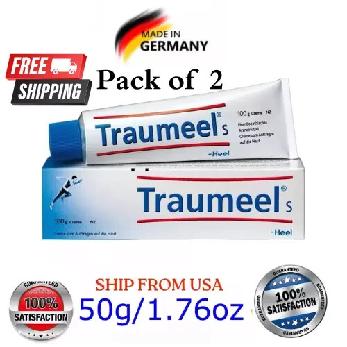 2 Pack Traumeel S Homeopathic Ointment Pain Relief Cream 50g100g USA ...