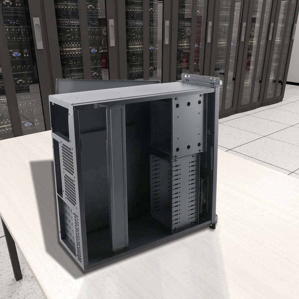 4U Rack Mount Industrial Server/Computer Case 7 3.5" HDD Drive Bays PC ...