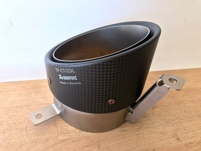 Audi R8 V10 Exhaust Tip Akrapovic TP-CT/23/L Exhaust Muffler Tailpipe ...