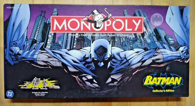 Batman Monopoly Collector's Edition Board Game 100% Complete , Good ...