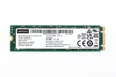 Lenovo CVB-8D128 128GB 6Gb/s M.2 2280 SATA SSD FRU P/N: 00YK353 Tested ...