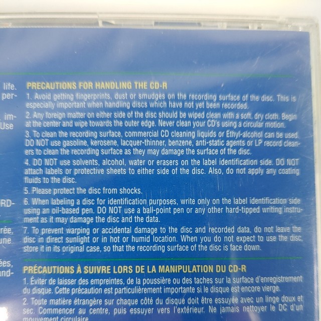 Fujifilm Cd-r 80 Min 700 Mb/mo 1x up to 16x Write Speed for sale online ...