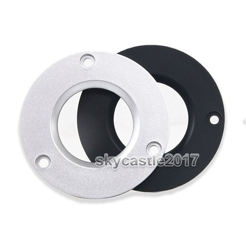 2pcs 66mm Tweeter Panel Cover Decorative Circle Speaker Fixed Plate ...