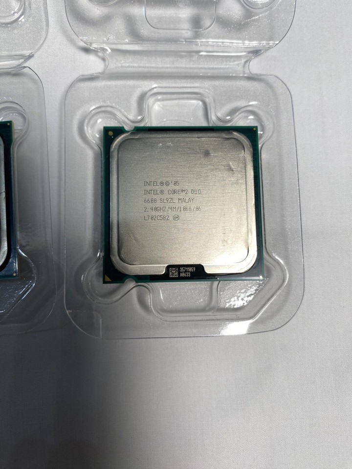 Two (2) Intel Core 2 Duo 6600 2.40GHz & One (1) Intel Core 2 Duo 4300 1 ...