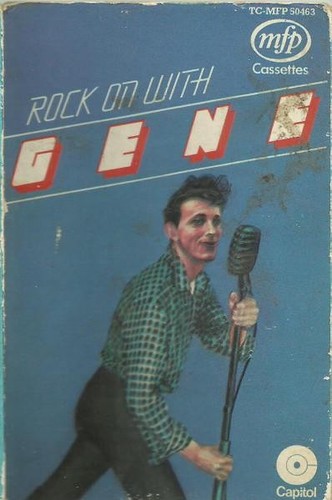 Gene Vincent Rock On Con Gene Cassetta UK Music For Pleasure Cassetta ...