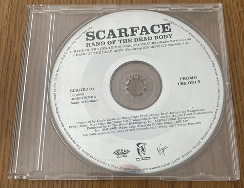 Scarface - Hand Of The Dead Body Promo CD Single (1994, Noo Trybe ...