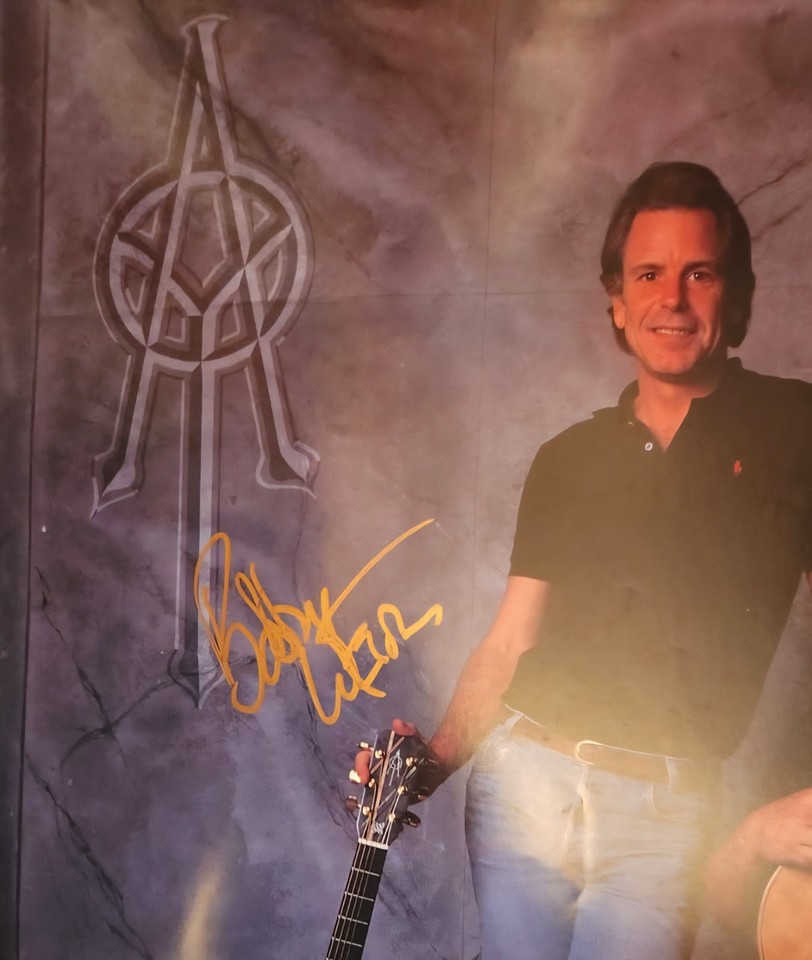Bob Weir Poster Autographed Alvarez Yairi 18 X 24 Dead & Company Ratdog ...