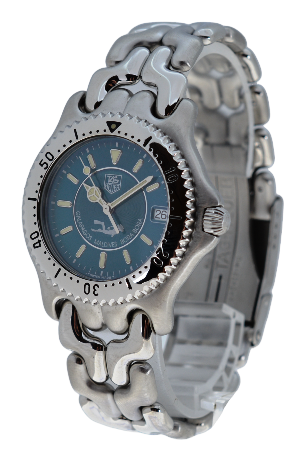 Rare Limited Edition Men's 38mm SEL Tag Heuer "Teal" Bora Bora WG111K ...