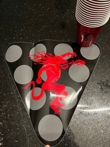 Fireball Whiskey Beer Pong Kit (Never Used) - 24 Cups, 4 Balls, 1 Table ...