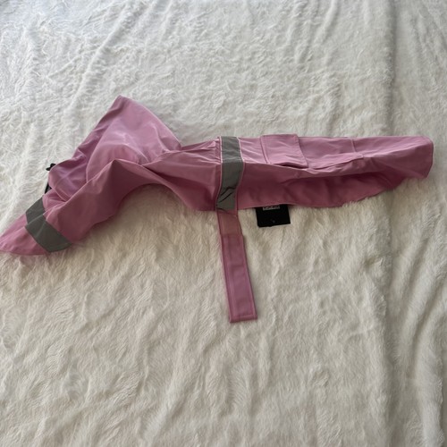 NACOCO Dog Rain Coat Pink Medium Hooded Dog Poncho | eBay