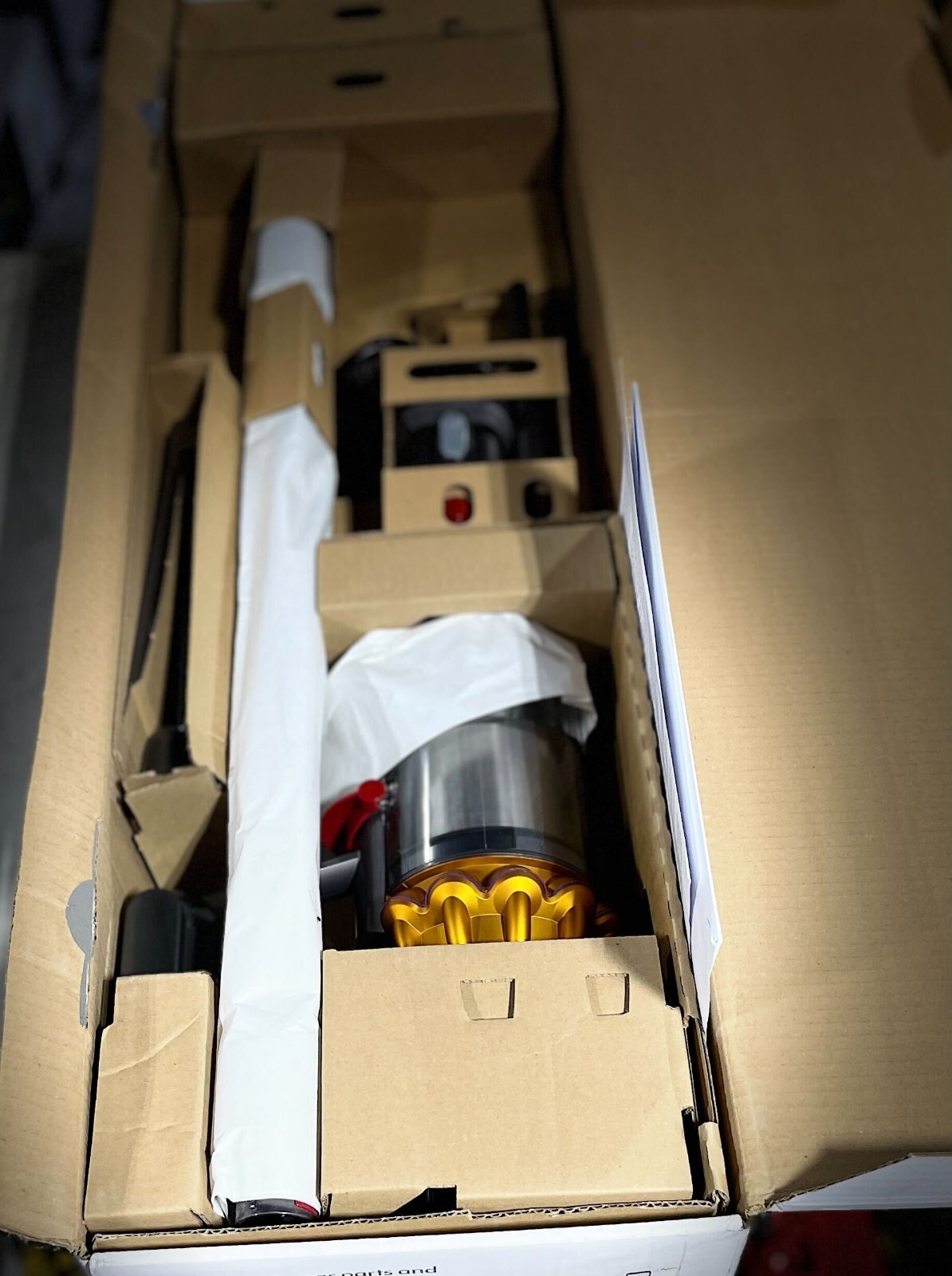 OPEN BOX - Dyson V15 Detect Cordless Stick Vacuum Cleaner - Yellow/Iron ...