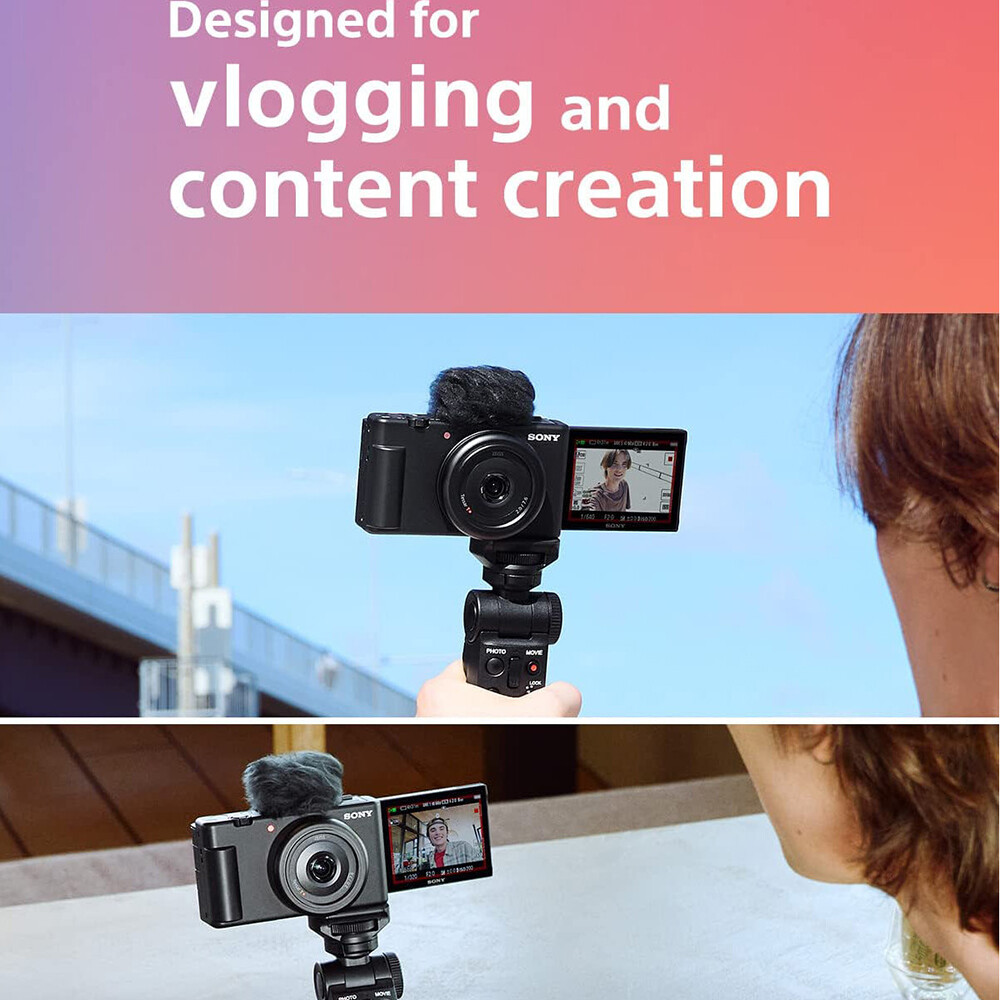 Sony ZV-1F Vlog Camera for Content Creators & Vloggers Black ZV-1F/B ...