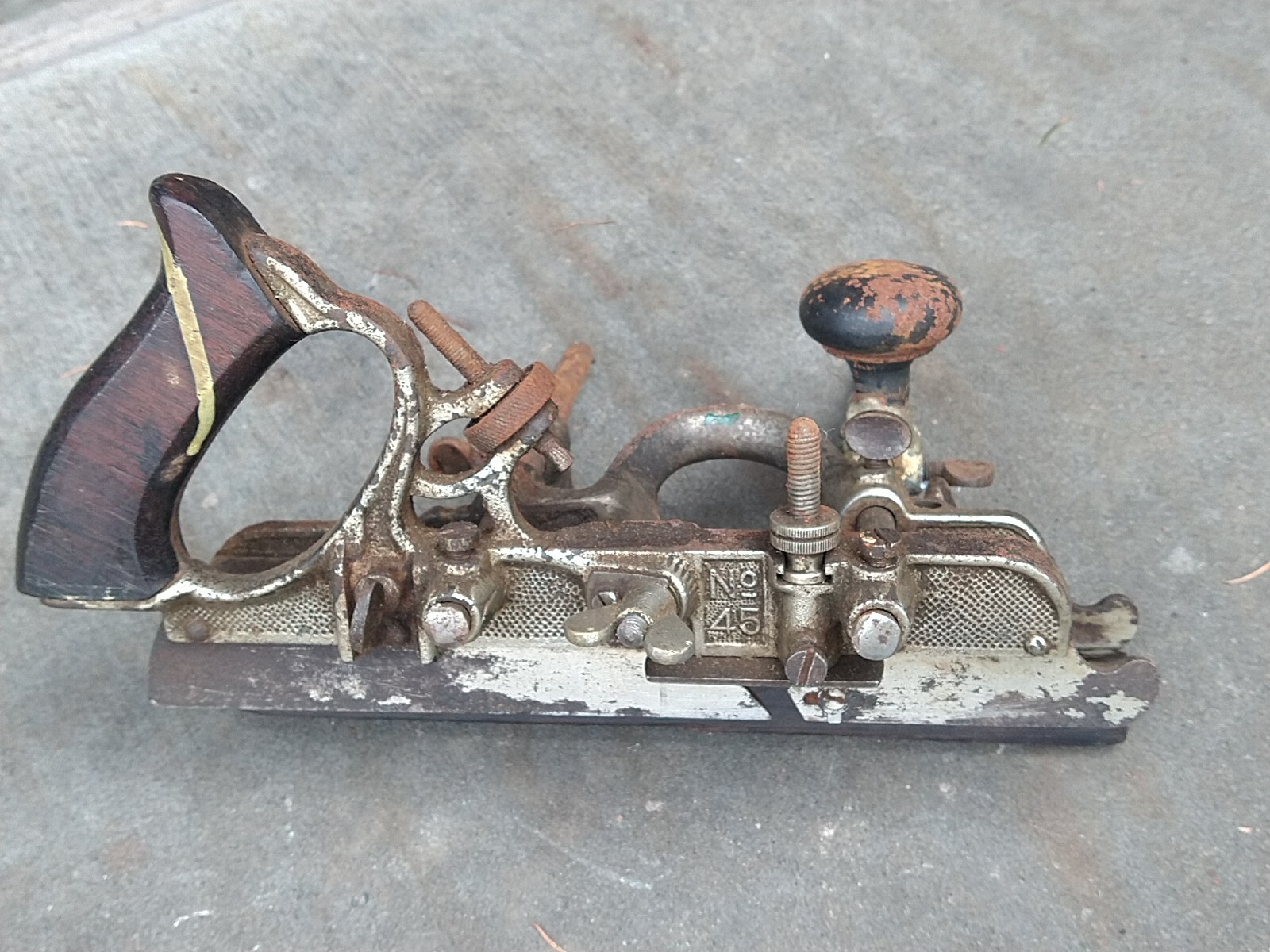 Antique Stanley No. 45 Combination Plane. C3