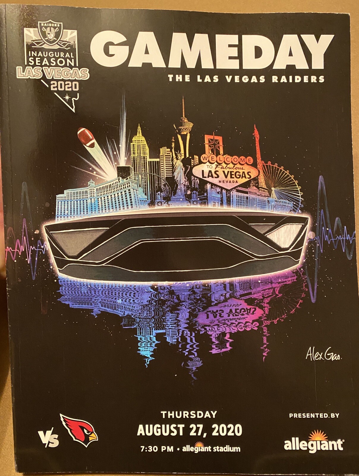 Las Vegas Raiders Game Day Book 08/27/20 | eBay