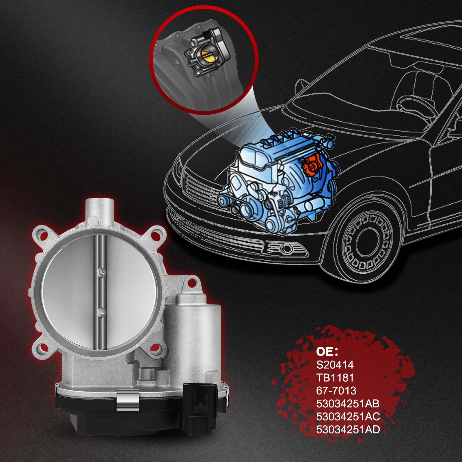 For Ram 1500 2500 6.4L 5.7L 2013 2014 2015 2016 2017 2018 2019 Throttle ...