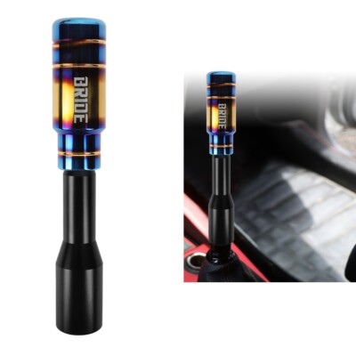 JDM BRIDE Aluminum Burnt Blue Manual Car Gear Shift Knob Shifter ...
