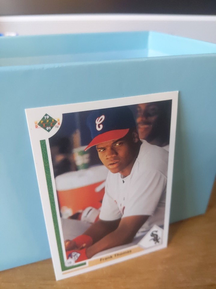 1991 Upper Deck FRANK THOMAS "Flipping the Middle Finger" Real Rookie ...