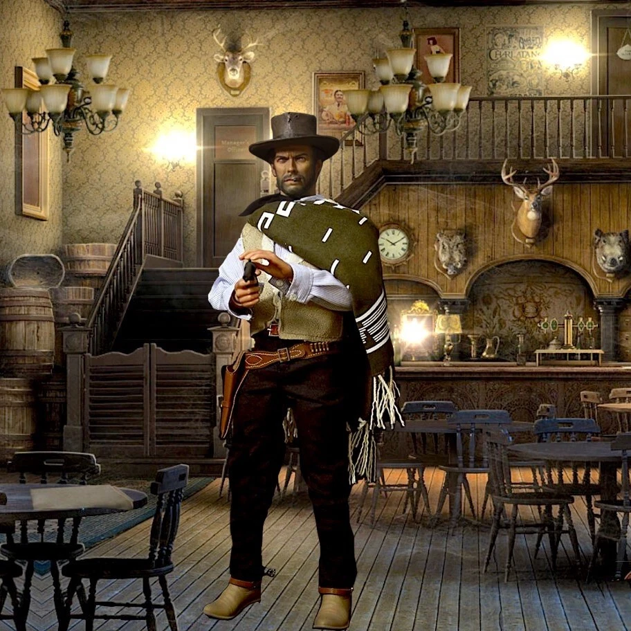 Western Saloon Backdrop