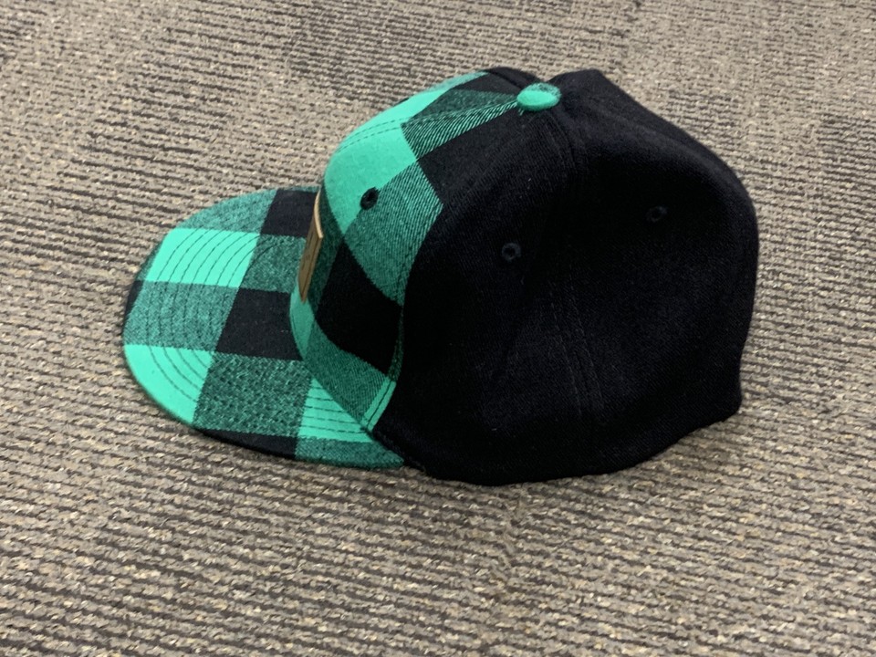 Sam Adams Beer Promo Winter Flannel Green and Black Fitted Patch Logo ...