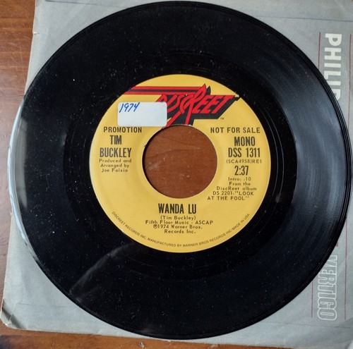 Tim Buckley- WANDA LU - Mono/Stereo 1974 Vinyl Single Promo Copy | eBay