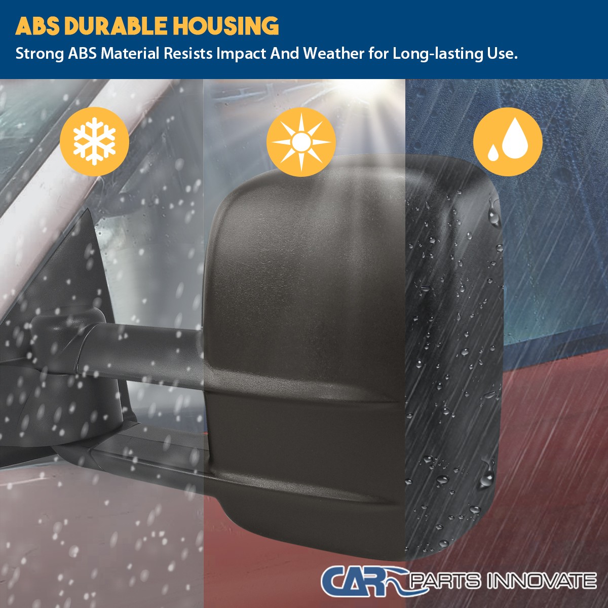 Direct Replacement Mirrors No Signal Light Kool Vue Power Mirror Set ...