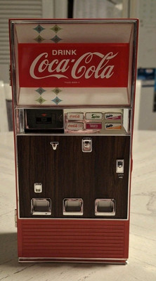 Vintage 1996 Coca-Cola Mini Vending Machine Display Working Rare LIGHTS ...
