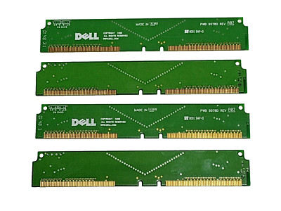 (4) RDRAM Rambus Memory Module Blanks Continuity Terminators C-Rimm ...