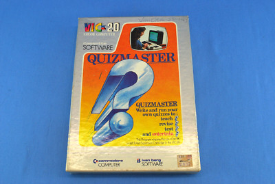 Commodore Vic 20 Cassette Software- Quizmaster Ivan Berg 1982 Quiz ...