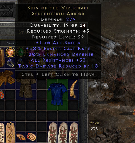 DIABLO 2 Skin of the Viper magi Vipermagi - PC Xbox Ladder or NL SC | eBay