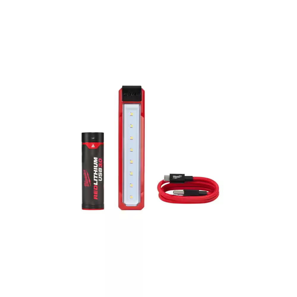 NEW Milwaukee Rechargeable Pocket Flood Light REDLITHIUM USB Battery ...