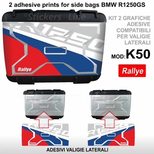 2 Various Suitcase Stickers BMW R1250GS Rallye R 1250GS K50 GS GS GS ...
