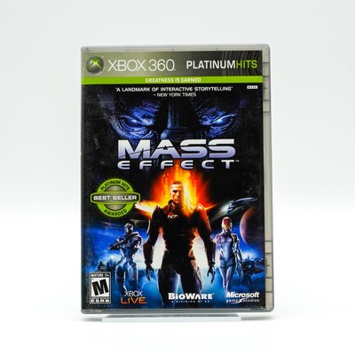 Microsoft Xbox 360 Mass Effect Platinum Hits Video Game 2007 MS Bioware ...