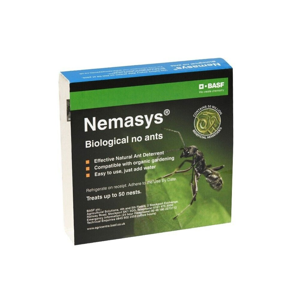 Ant Nematodes 50 Nests Covers 50sqm Non-Chemical Control Black Red ...