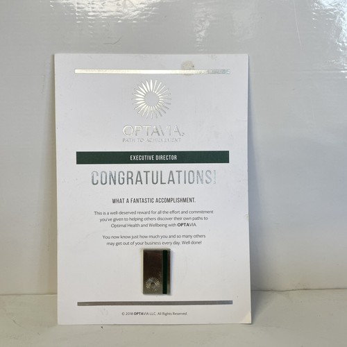 Optavia Executive Director Enamel MLM Lapel Pin Green Stripe ...