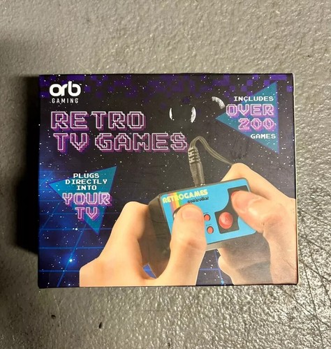 Orb Gaming RETRO TV GAMES mini console, plug & play includes 200 Games ...