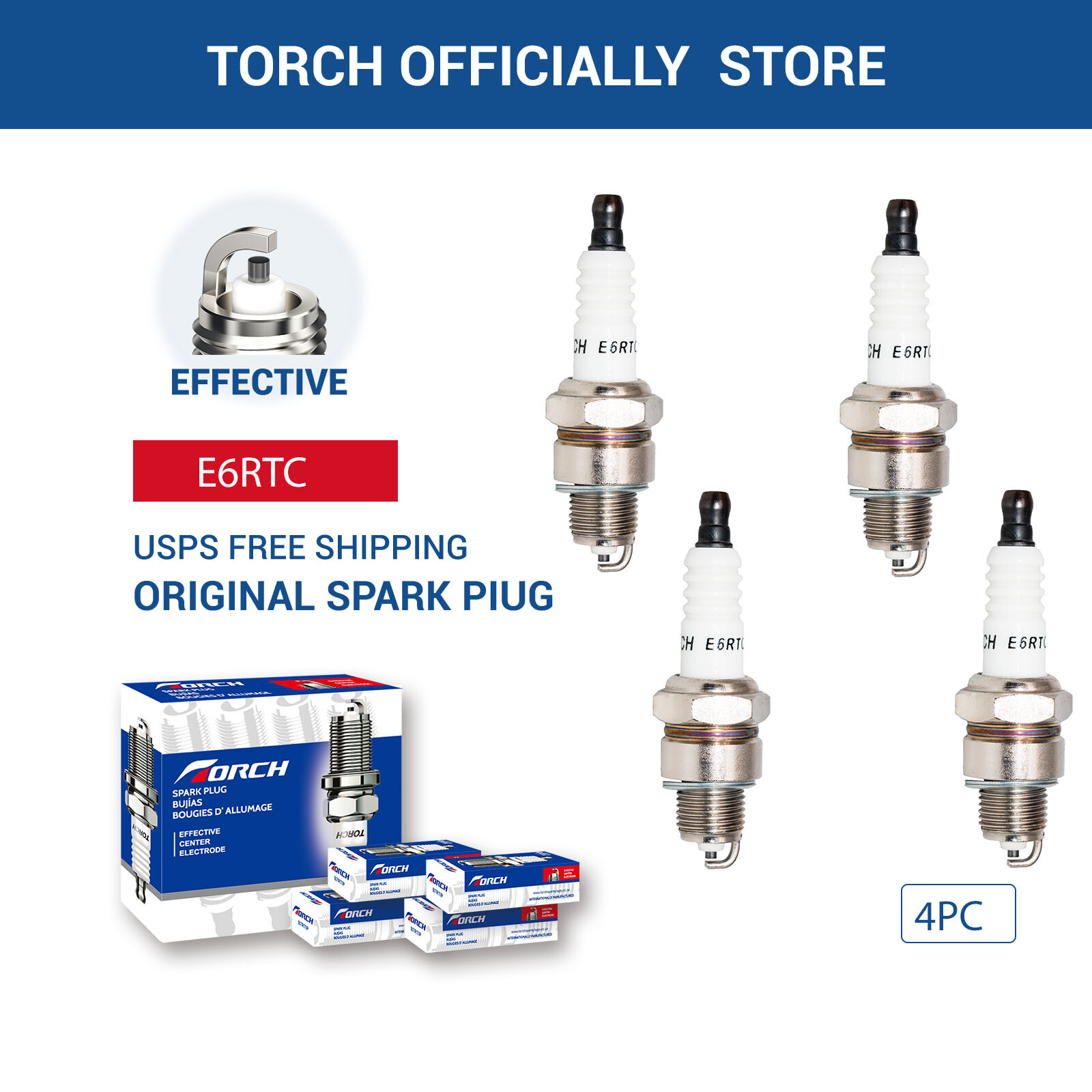 Torch E6RTC - Alternative spark plugs