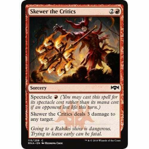 mtg magic skewer the critics ENGLISH FRENCH embrocher les critiques 4 ...
